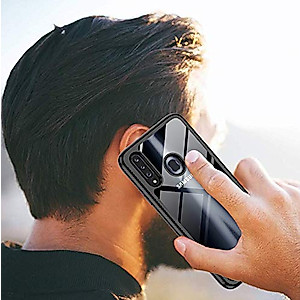 LeYi for Samsung Galaxy S10 Plus Case, Black/Clear