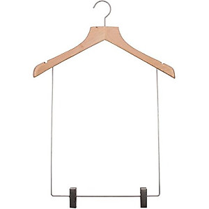 NAHANCO 24017 Concave Display Hanger, Low Gloss Natural, 17" 12/Carton, Pounds (Pack of 12)