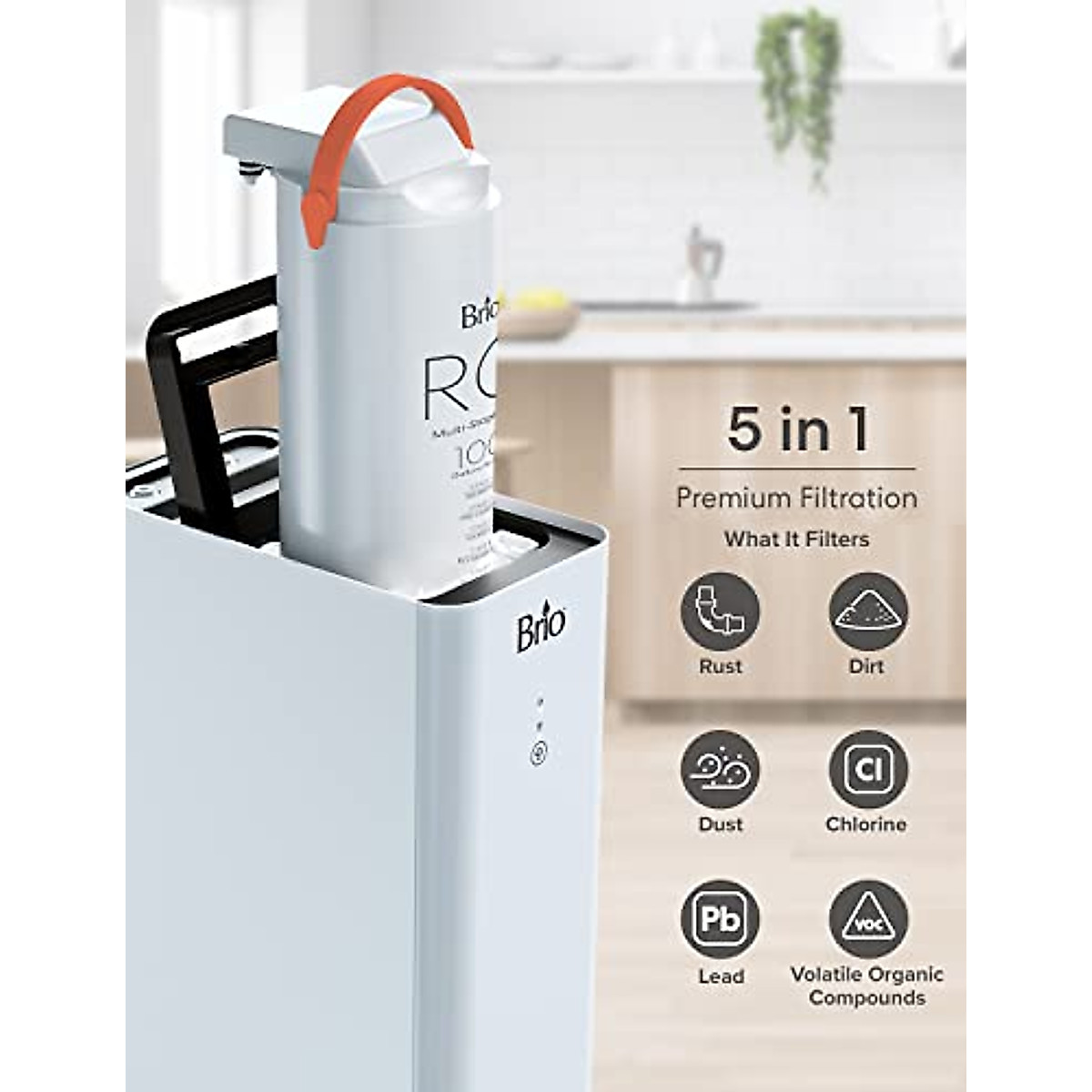 Brio Amphora Reverse Osmosis Under Sink Filtration System