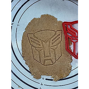 Set of 2 Autobots Decepticons Logo Cookie Cutters & Molds 3.5” inches Produced by 3D Kitchen Art