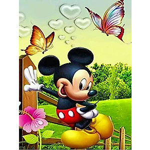 BOMUVI Paint by Number for Adults Beginner Paint by Numbers for Adults Disney Paint by Number Kits Acrylic Painting Paint by Number Kits on Canvas Paint by Number Adults 16x20 Inch