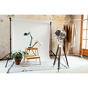 Nagina International Nautical Retro Classic Theater Collectible Steel Tripod Searchlight Lamp | Movie Props Authentic Nautical Floor Lamp Light with Heavy Large | Living Room Spot Light Lamp