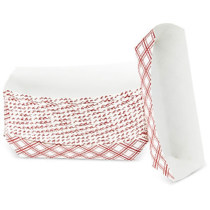 The Candery All-in-One Hot Dog Accessories Set- Ketchup & Mustard Squeeze Bottles - BBQ Tongs - 50 Red/White Hot Dog Trays for Carnivals, BBQs, Picnics, Concession Stands (Tongs,Trays Squeeze Bottles)