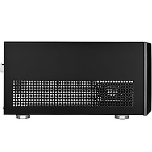 Silverstone Tek Micro-ATX, Mini-DTX, Mini-ITX Small Form Factor Computer Case, Compatible with ATX PSU Cases SG11B
