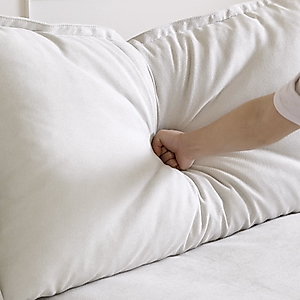 JACH Modern Modular Sectional Sofa 3 Seat for Living Room, Comfy Convertible Sectional Sofas Couches, Cushion Covers Removable, Two Corners and One Middle Sofa for Living Room (White)