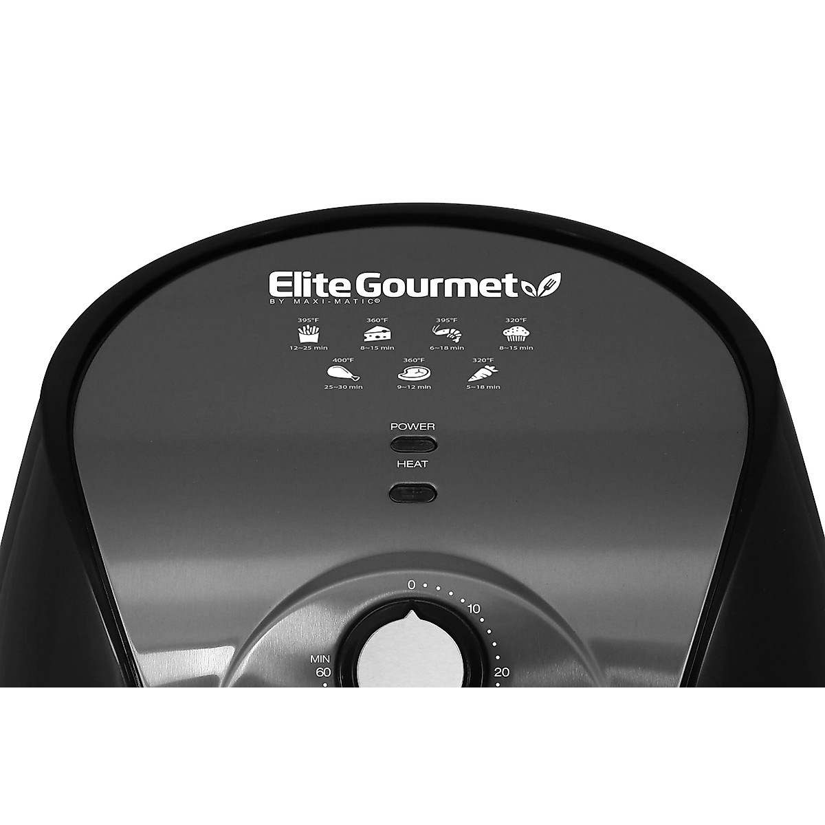 Elite Platinum EAF-658 Electric 6.5Qt Air Fryer, XXL Capacity, 4.75Lbs of Food, 1700WOil-Less Healthy Cooker Timer & Temperature Controls, 26 Recipe Cookbook