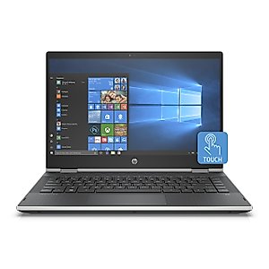 HP Pavilion X360 14-Inch Convertible Laptop, Intel Core I5-8265U Processor, 8 GB RAM, 256 GB Solid-State Drive, Windows 10 Home (14-cd1010nr, Natural Silver)
