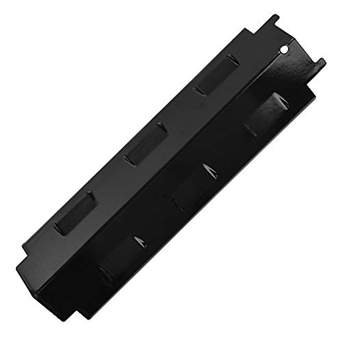 Avenger 98531 Universal BBQ Grill Heat Tents for Charbroil Grill Replacement Parts, Heat Shield Plates for Thermos, Master Forge, Savor Pro, 14 5/8 Inch Long Porcelain Steel Flame Tamers - Set of 4