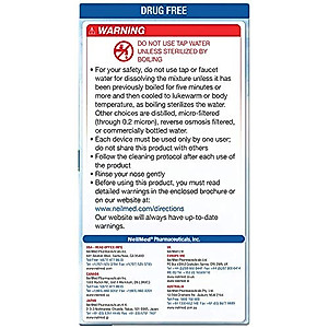 NeilMed Sinugator Cordless Pulsating Nasal Wash Kit with One Irrigator, 30 Premixed Packets and 3 AA Batteries(Pack of 1)