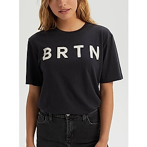 Burton Men's BRTN Short Sleeve T-Shirt, True Black, L