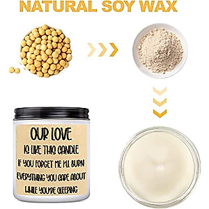 AharHora Funny Gift Candle for Women Men, Scented Candles Gifts for Women Her Him, Unique Gifts for Couples, Husband, Wife, Fiance, Lover, Girlfriend, Boyfriend, Valentines Day Gifts