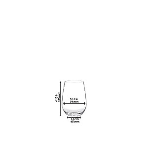 Riedel O Wine Tumbler O to Go White Wine Glass, Set of 2