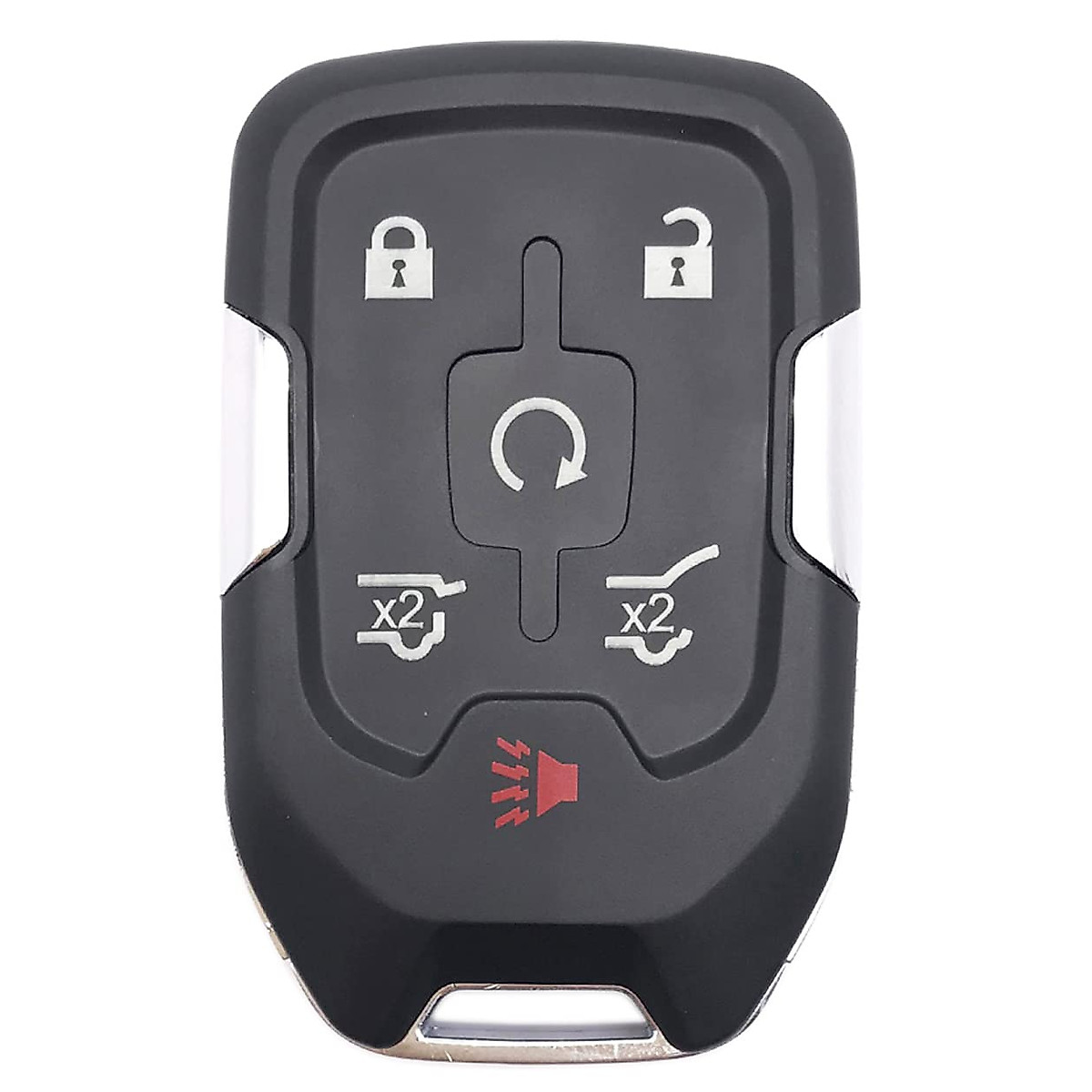 Horande Replacement Key Fob Cover Case fit for 2014 2015 2016 2017 Chevy Tahoe Suburban Silverado GMC Yukon Keyless Entry Key Fob Shell