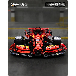 Nifeliz F11 Race Car Building Kit and Engineering Toy, Adult Collectible Technique Building Kit, 1:8 Scale Racing Car Model for Men Teens (1321 PCS)