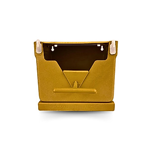 Plastic Finch Nest Box 2Gr - Ideal Shelter for Zebra & Society Finches, Easy Assembly Plastic Cage Removable Hooks, Ventilated Slats for Exotic Birds and Small Birds