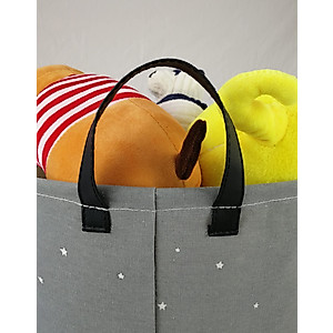 KUNRO Large Storage Basket Toy Box Bin Laundry Bag Foldable Hamper Clothes Kids Gift Organizer Chest Waterproof Coating Organizer Dorm Nursery Home (Beauty unicorn)