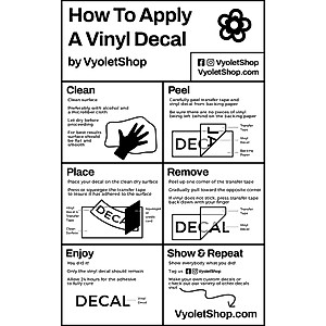 Custom Vinyl Decals | Your Own Personalized Decal | Car, Auto, Glass, Window, Business, Letters, Numbers | Any Design, Text, Image or Logo