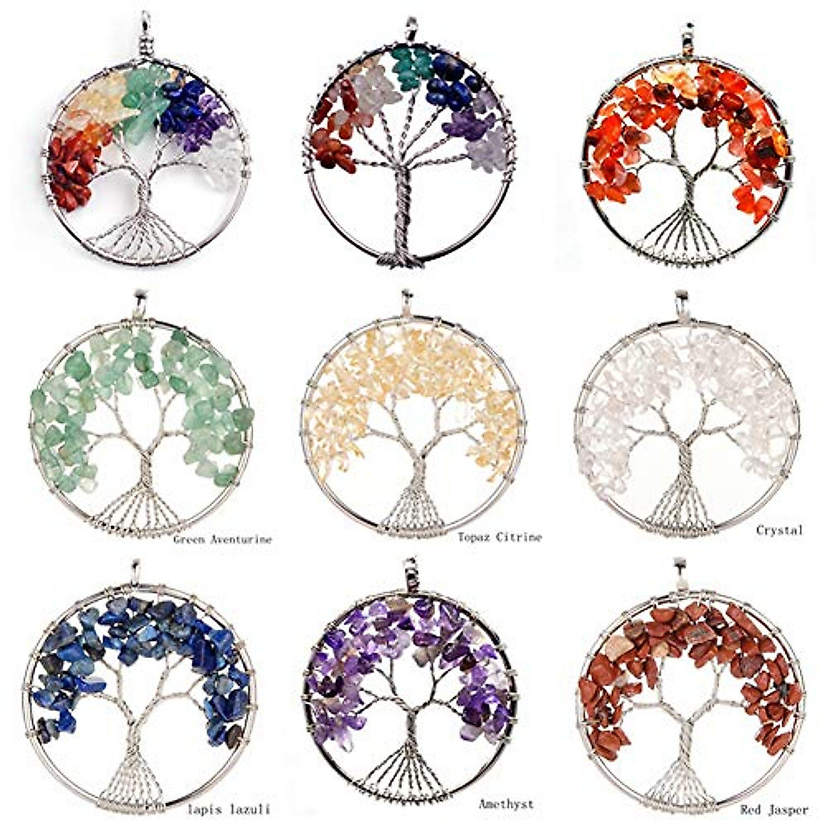 7 Chakra Natural Chip Stone Beads 3-5mm 100g About 500 Pieces Irregular Gemstones Healing Crystal Loose Rocks Bead Hole Drilled DIY for Bracelet Jewelry Making Crafting (3-5mm, 7 Chakra Color Mix)