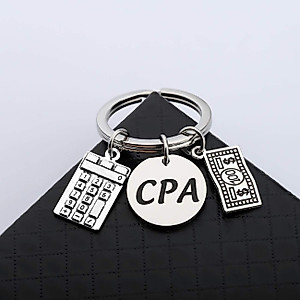 Gzrlyf CPA Keychain CPA Gifts Certified Public Accountant Gifts Coworker Employee Appreciation Gifts (Keychain)