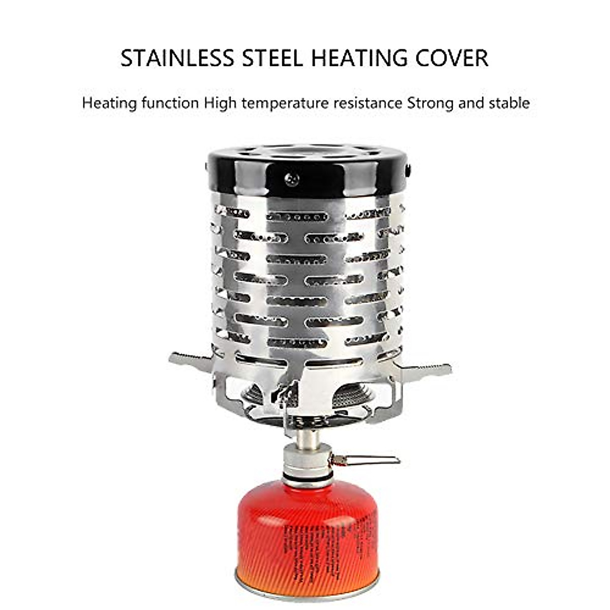 Stainless Steel Propane, Outdoor Propane Patio Heater Steel Patio Heater Replacement Parts for Outdoor Patio Heater Portable Camping Heaters Mini Heater Cover with Handle