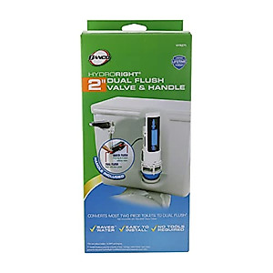 Danco HYR271T Hydroright Dual Flush Valve And Lever Handle, No Size, White