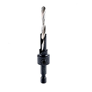 Amana Tool - 55292 Rta Furniture Drill/Countersink with Quick Release 1/4 Hex Shank For 7M