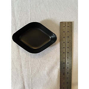 Diamond Weighing Boats, W-D30-BA-50, 30ml, Medium,Black, Anti-Static, Pack of 50