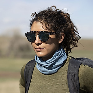 BUFF CoolNet UV XL Neck Gaiter, UPF 50 Sun Protection, Breathable, Cooling Bandana, Versatile, Quick Dry Face Mask, Stone, X-Large