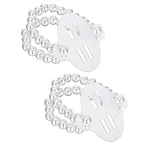 Teensery 6 Pcs Elastic Pearl Wrist Corsage Bands Handmade Bride Wristband Bracelets Stretch Pearl Wedding Wristlets DIY Wrist Corsages Accessories for Wedding Party Prom (Style 1)