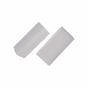 Creative Co-Op Matte Stoneware Barn Butter Dish Food Storage, 1 Pack, White