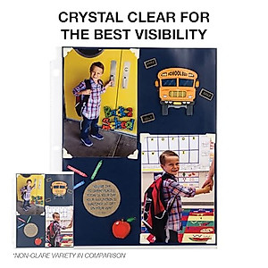 Samsill 500 Clear Heavyweight Sheet Protectors, 3.3 Mil Thickness, Top Loading / 3 Hole Design Page Protectors, Archival Safe for Photos or Printed Copy, Holds Multiple 8.5 x 11 Sheets, Bulk 500 Pack