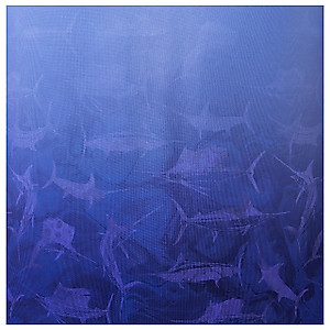 Guy Harvey Men's Ombre Bills Sun Protection Long Sleeve Shirt, Estate Blue/Ombre Bills, XX-Large