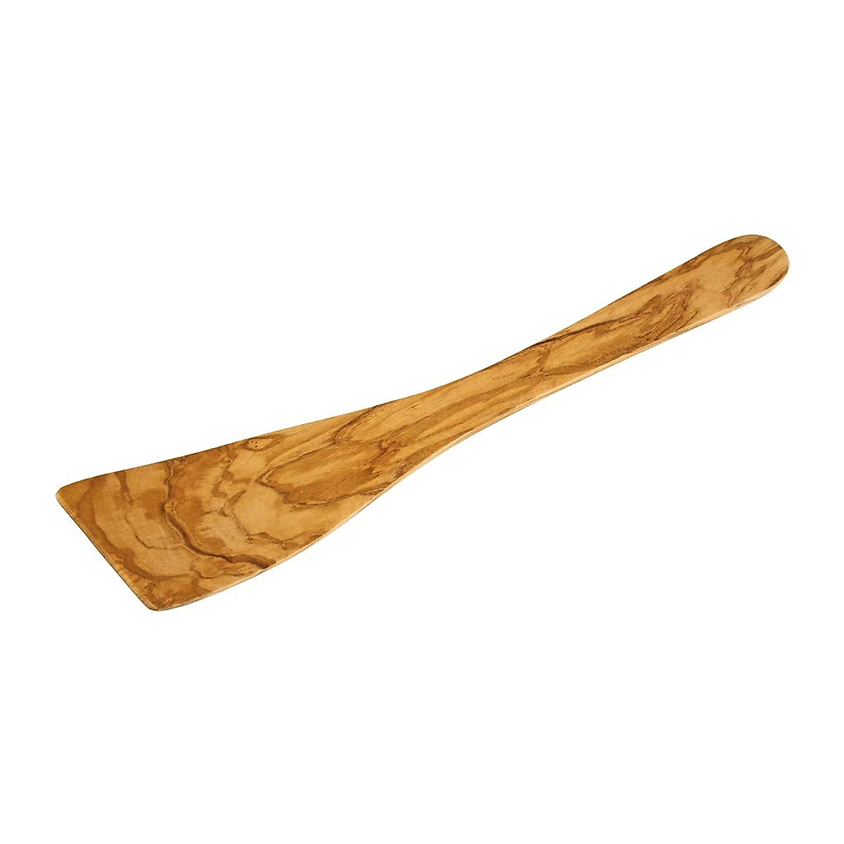 Redecker Oiled Olive Wood Spatula, 11-3/4 inches, Handcrafted Tunisian Olive Wood