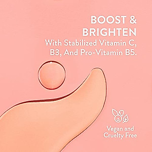 Native Brightening Facial Serum, Hydrating Serum with Vitamin C and Niacinamide, Vitamin B3, Revitalize and Repair Your Skin, Fragrance-Free, 30ml, 1 fl oz