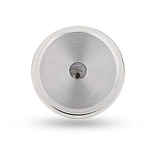 Dilwe Guitar Round Thermometer Hygrometer, Humidity Temperature Meter for Violin Guitar Case Instrument Care(Silver)