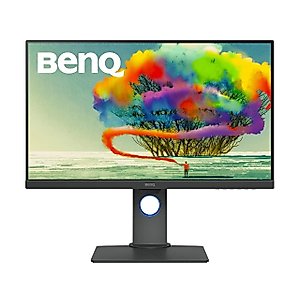 BenQ DesignVue PD2705Q 27" QHD 2560 x 1440 2K 5ms (GTG) 60Hz HDMI DisplayPort USB Type-C Built-in Speakers Anti-Glare Backlit LED Designer IPS Monitor