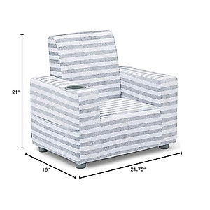 GAP GapKids Upholstered Chair, Grey/White