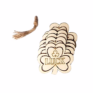 Crystal Ornament Leaves Wood Log Decoration Wood Wooden Luck Chips Handicraft Carved Color Chips Decoration & Hangs Garden Gnomes Outdoor (Wood Color, One Size)