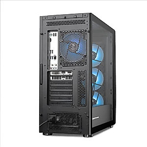 iBUYPOWER Pro Gaming PC Computer Desktop TraceMR 245i (Intel i7 11700F 2.5 GHz, NVIDIA GeForce RTX 2060 12GB, 16GB DDR4, 480 GB SSD + 1 TB HDD, WiFi Ready, VR Ready, Windows 11 Home), Black
