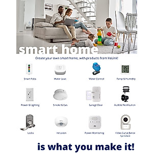 Smart Window Door Sensor, YoLink 1/4 Mile Long Range Wireless Door Sensor Works with Alexa IFTTT, Smartphone Monitoring App Alerts Open Reminder, Alexa, IFTTT, Home Assistant, YoLink Hub Required