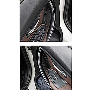 Jaronx 2PCS Door Handle Covers Compatible with BMW 3 Series 4 Series Driver Side &Passenger Side Door Pull Handle Covers (Compatible with BMW 320i,328i,330i,335i F30/F31 and 428i, 435i F32/F36)(Black)
