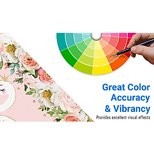 Funnytree White Swan Photography Backdrop for Birthday Baby Shower Party Decoration Pink Floral Gold Crown Background Photo Booth