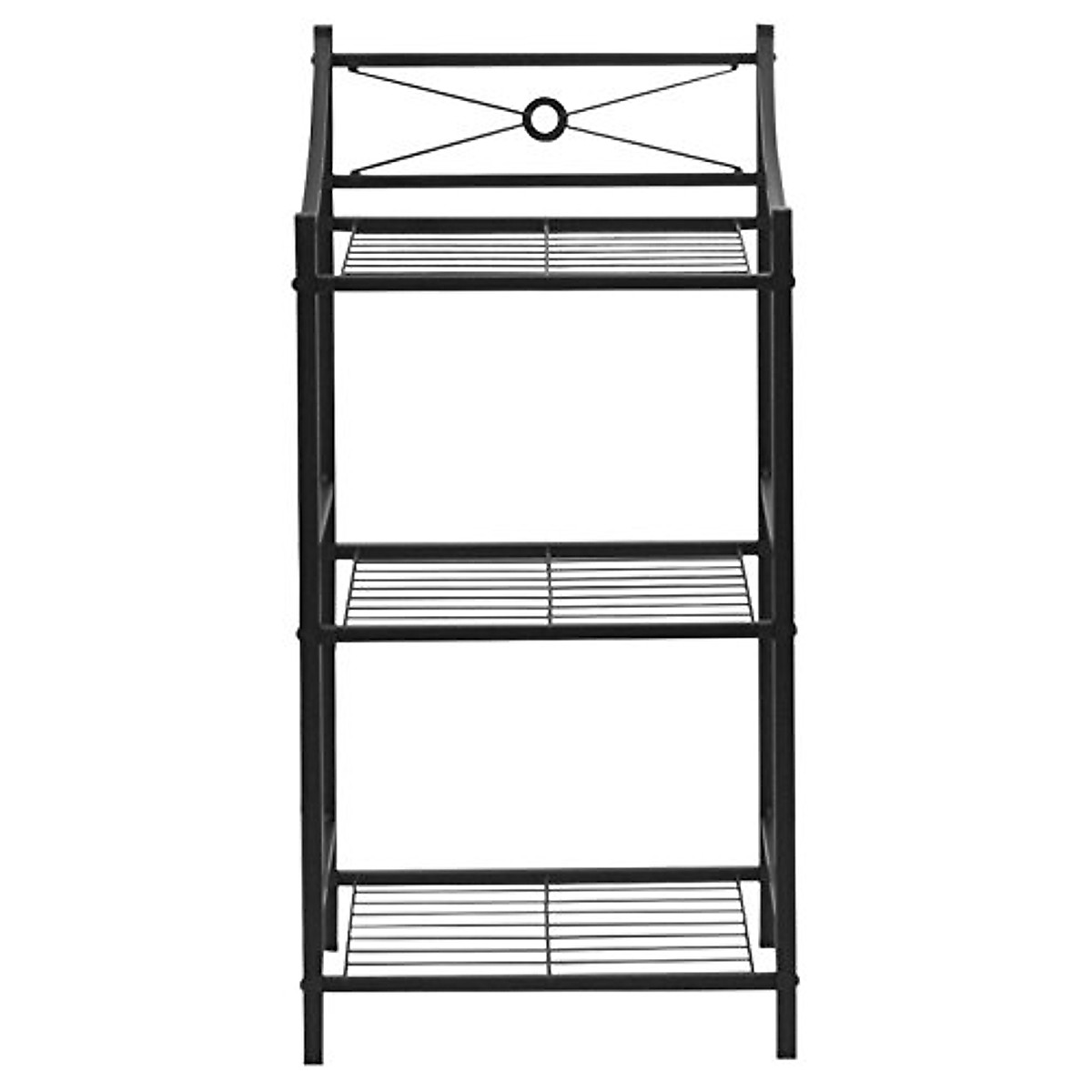 Sorbus Bathroom Storage Shelf, 3-Tier Freestanding Toilet Storage Shelves — Display Bath Essentials, Planters, Books (3-Tier)