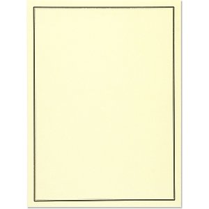 Black & Cream Letter-perfect Stationery (Letter-perfect Stationery Series)