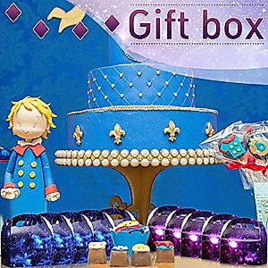 24 Pcs Space Party Favor Gift Boxes Galaxy Treat Boxes Solar System Gable Boxes Cardboard Gift Wrap Boxes Candy Goody Boxes for Space Theme Party Supplies Kids Birthday Gifts(Galaxy,Basic Style)