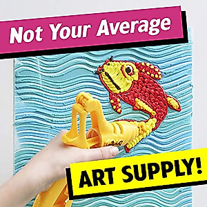 Play-Doh DohVinci On the Go Art Studio Art Case for Kids and Tweens with 5 Non-Toxic Colors