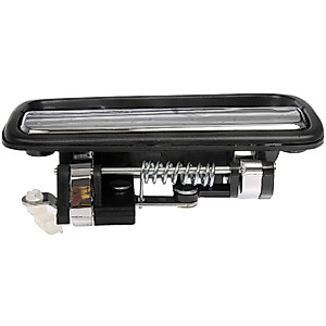 Dorman 768MX Front Driver Side Exterior Door Handle Compatible with Select Toyota Models, Black and Chrome
