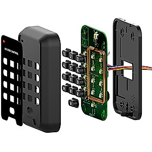 UHPPOTE 125KHz RFID Standalone Door Access Control Keypad Support 1000 Card Users + 10pcs Keyfobs