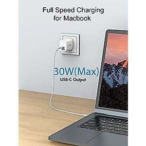 USB C Super Fast Charger,Foldable Dual-Port 30W PD Wall Charger Fast Charging for Samsung Galaxy S23/ S23 Ultra/Z fold4/ A53 5G/ S22/ S22+/ Z Flip3/Z Fold3/S21 FE/Pixel 7