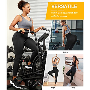 SCARBORO Sauna Sweat Pants for Women High Waist Compression Slimming Weights Thermo Legging Workout Body Shaper Sauna Suit